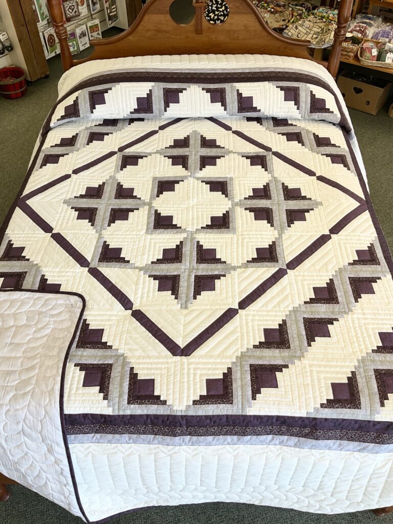 Blazing Log Cabin - The Quilt Shop at Miller's